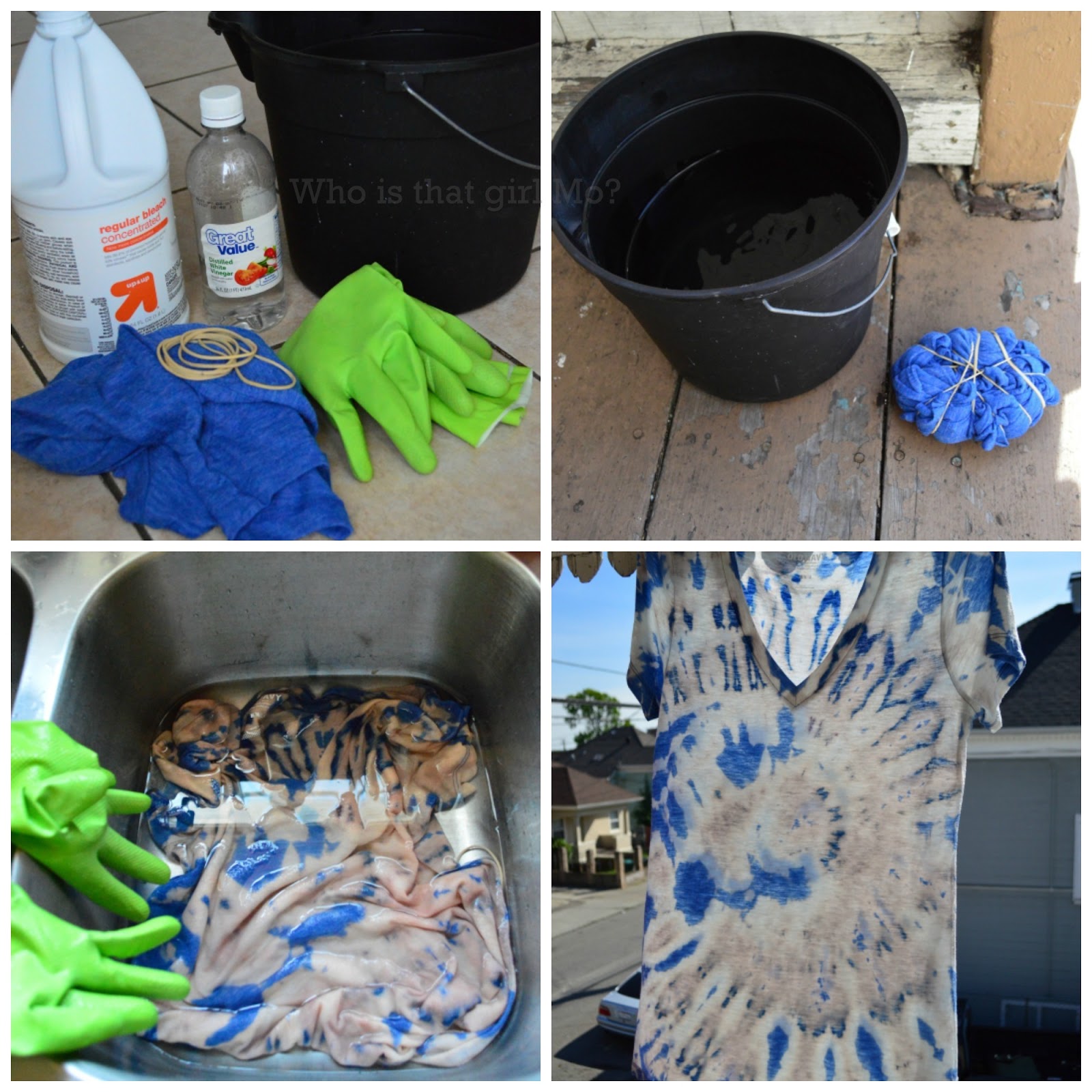 Tie Dye Tee Diy Who Is That Girl Mo